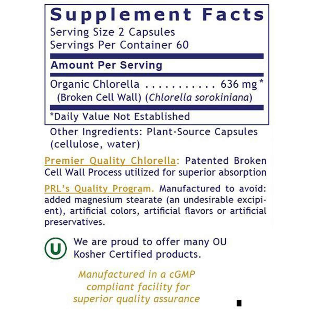 Premier Research Labs - Medi-Chlorella-FX - 120 Capsules — Pine Street ...