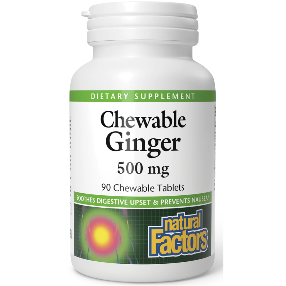 Natural Factors - Chewable Ginger - 500 mg — Pine Street Clinic