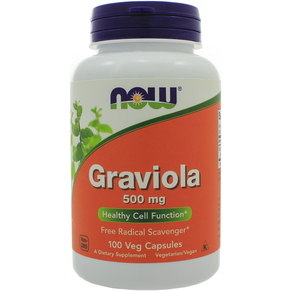 NOW Foods - Graviola (500 mg) - 100 Capsules — Pine Street Clinic