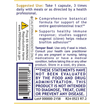 Premier Research Labs - Paratosin - 60 Capsules — Pine Street Clinic