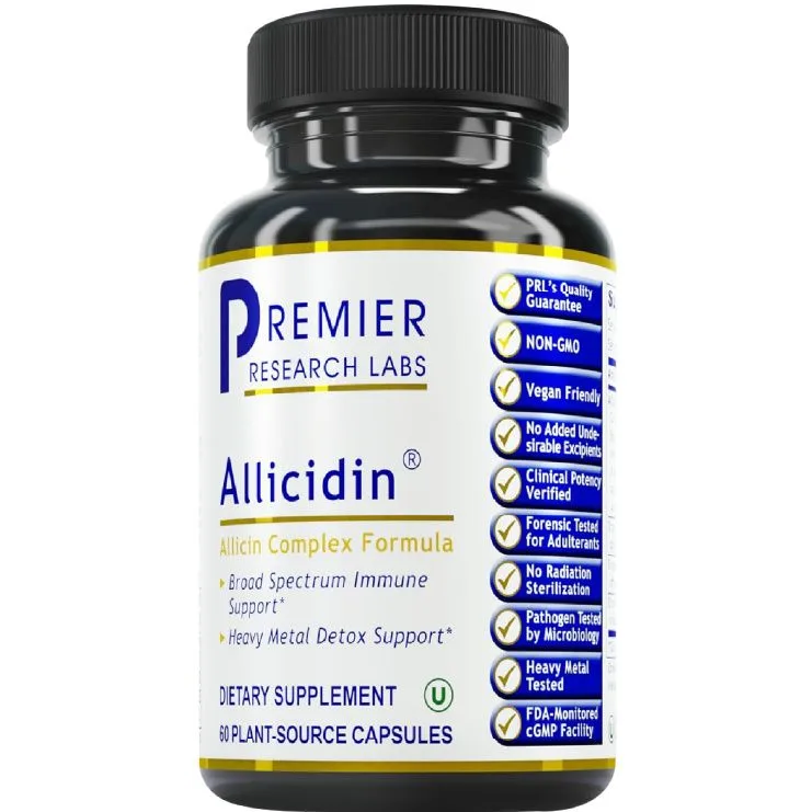 Premier Research Labs - Allicidin - 60 Capsules — Pine Street Clinic