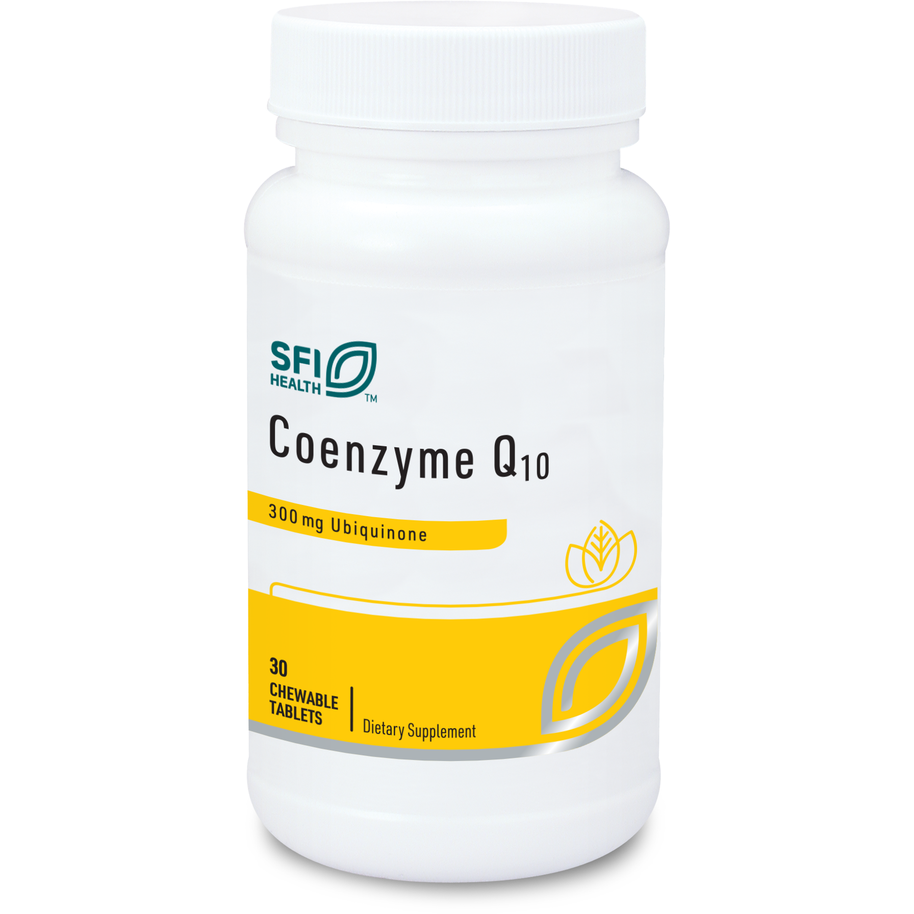 Klaire Labs - SFI Health - Chewable CoEnzyme Q10 (300 mg) - 30 Tablets ...