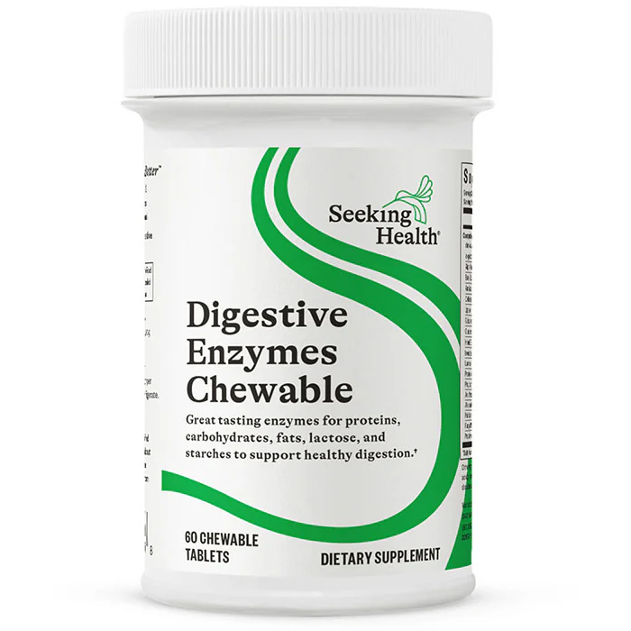Seeking Health - Digestive Enzymes Chewable - 60 Tablets — Pine Street ...