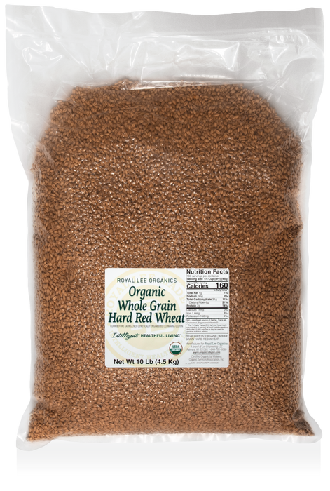 Hard Red Wheat Berries, 1 - 10lb. Bag — Pine Street Clinic