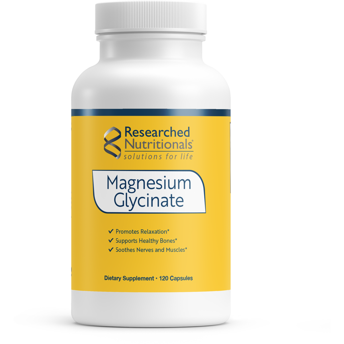 Researched Nutritionals - Magnesium Glycinate - 120 Capsules — Pine ...