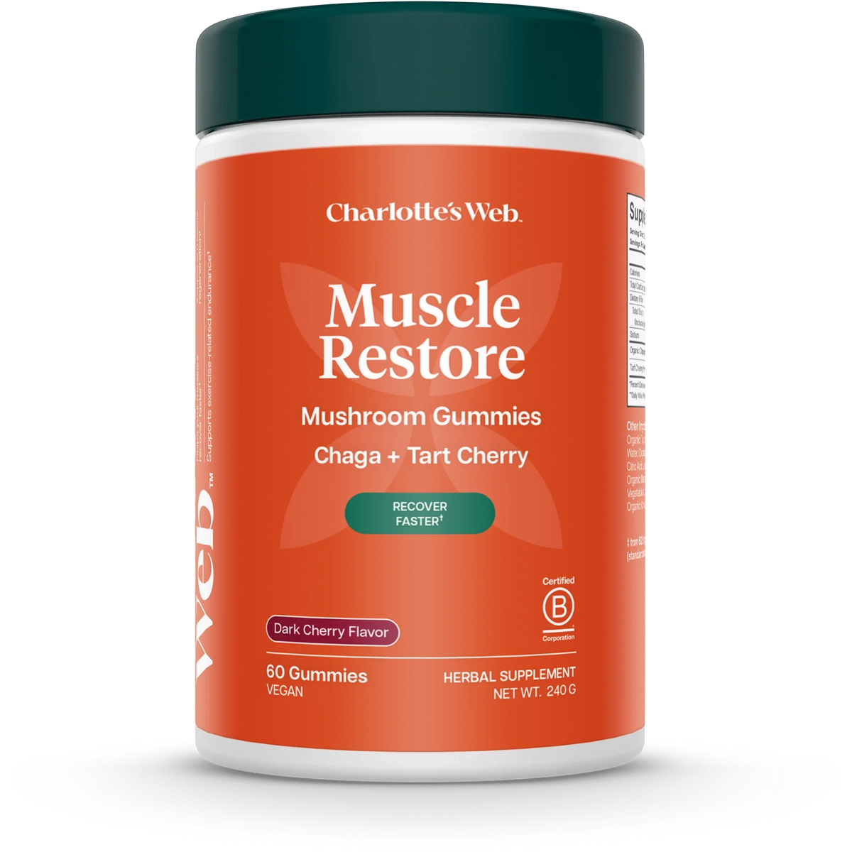 Charlotte's Web - Muscle Restore Gummies - 60 Gummies — Pine Street Clinic