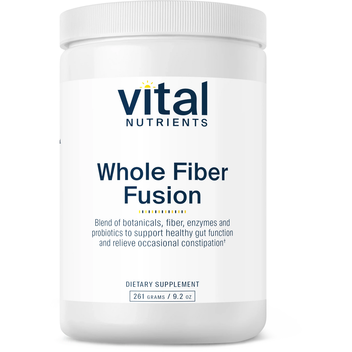 Vital Nutrients - Whole Fiber Fusion - 261 Grams / 9.2 Ounces Powder ...