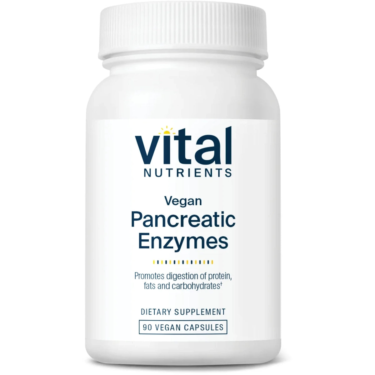 Vital Nutrients - Vegan Pancreatic Enzymes - 90 Capsules — Pine Street ...