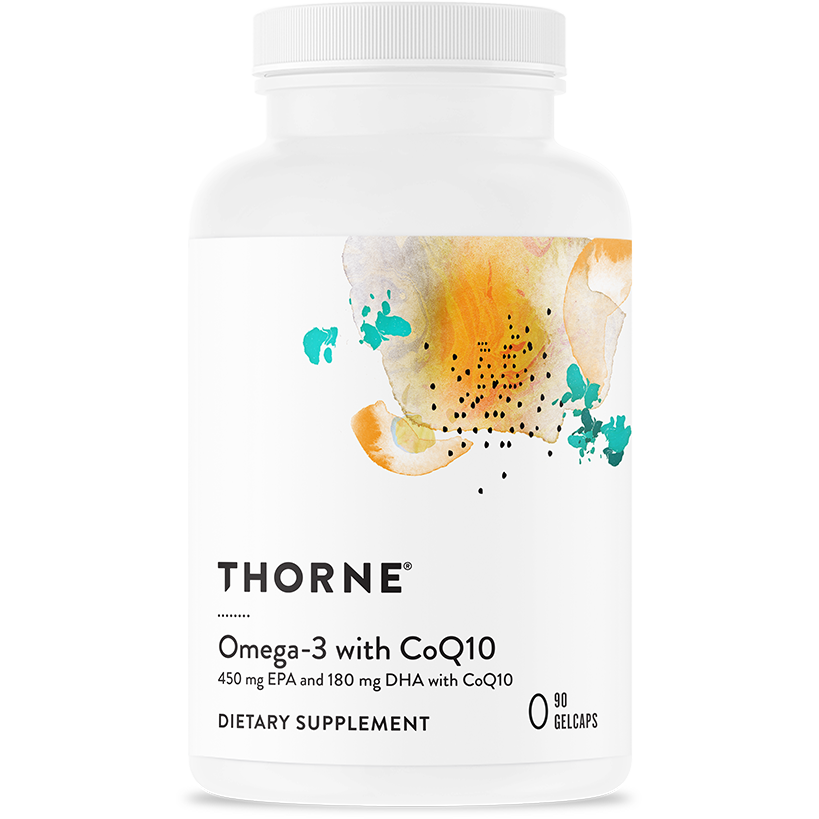 Thorne - Omega-3 with CoQ10 - 90 Gelcaps — Pine Street Clinic