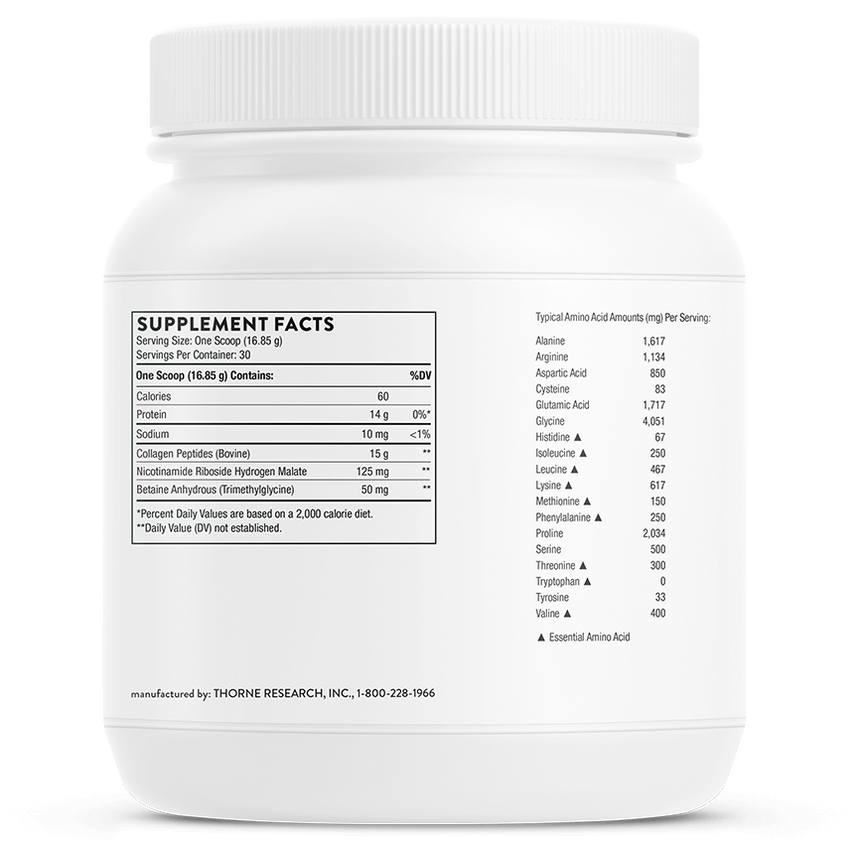 Thorne - Collagen Fit - 506 Grams Powder — Pine Street Clinic