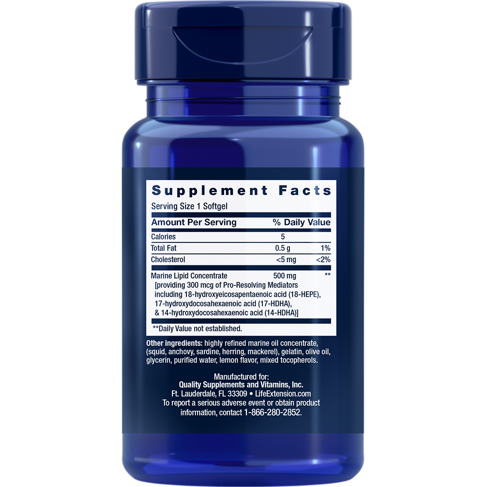 Life Extension - Pro-Resolving Mediators - 30 Softgels — Pine Street Clinic