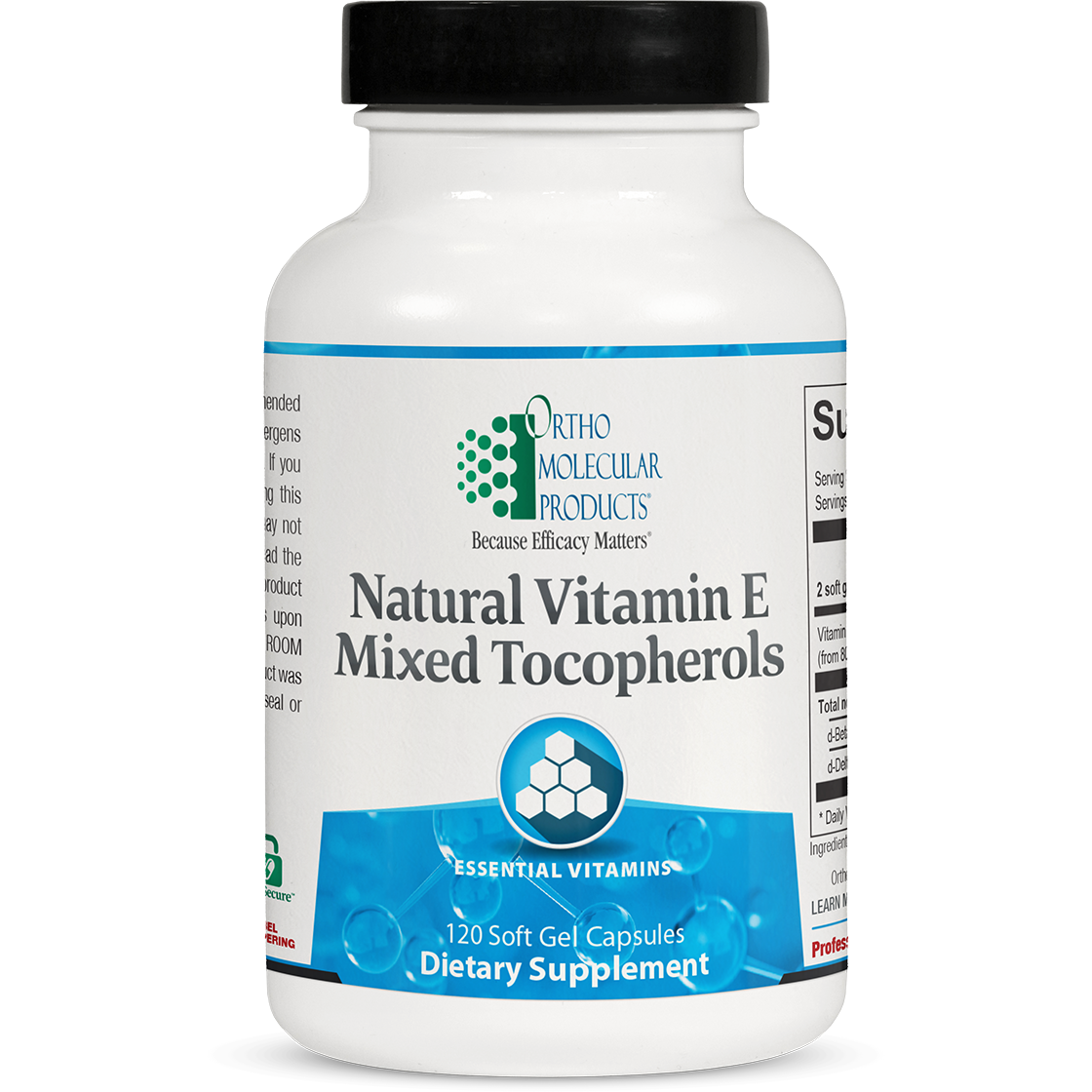 Ortho Molecular Products - Natural Vitamin E Mixed Tocopherols — Pine ...