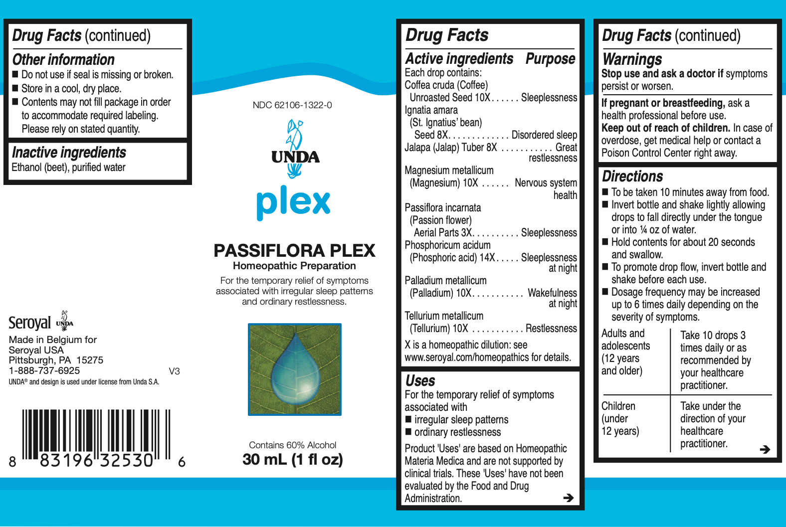 UNDA - Passiflora Plex - 30 ml — Pine Street Clinic