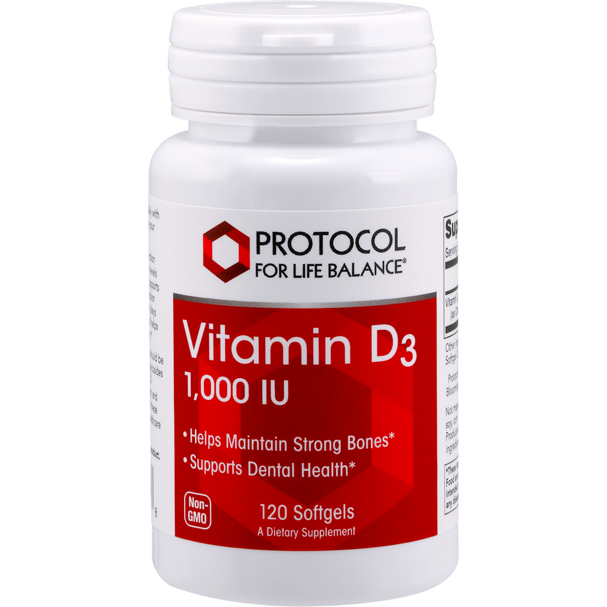 Protocol For Life Balance - Vitamin D3 - 120 Softgels — Pine Street Clinic