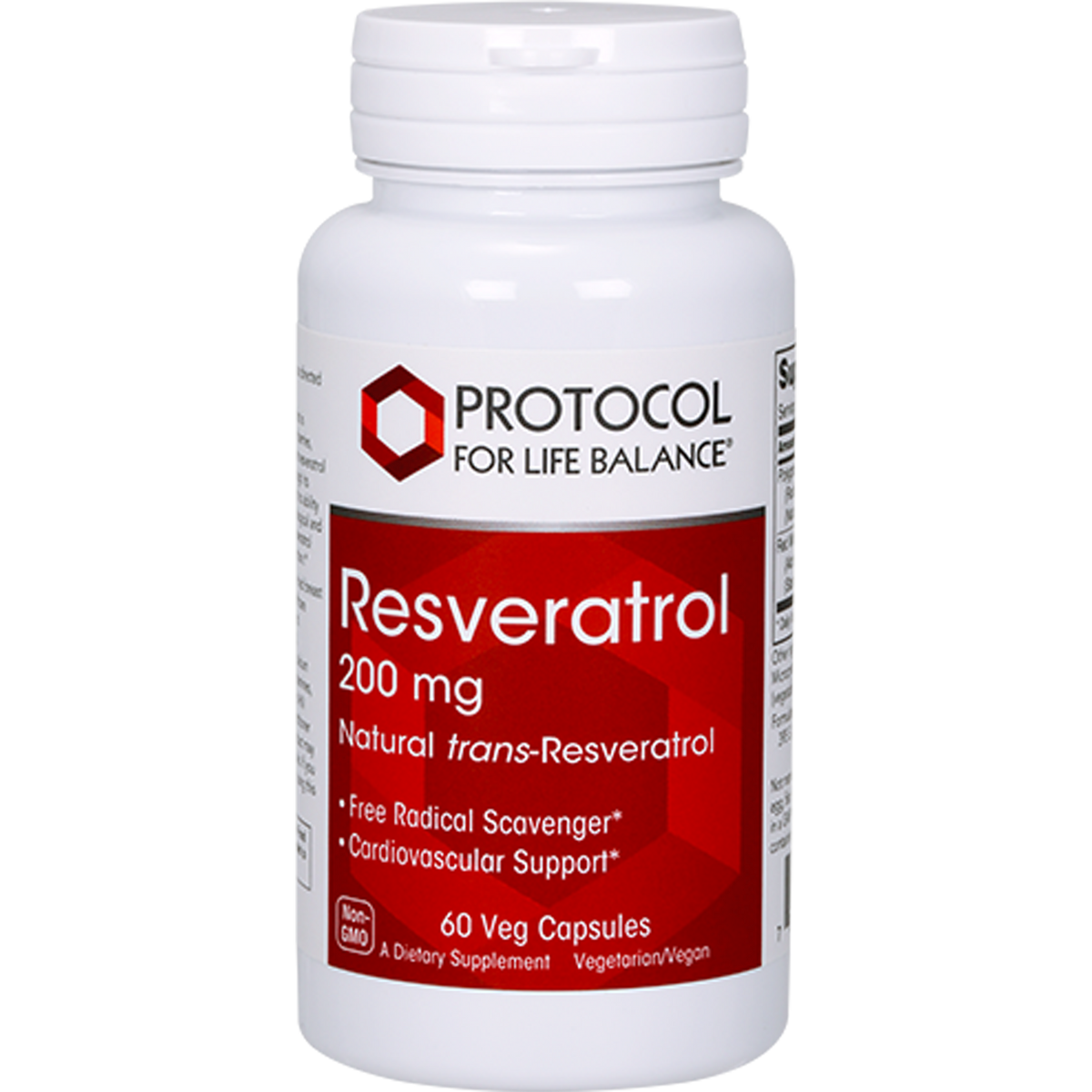 Protocol For Life Balance - Resveratrol 200Mg 60 Vcaps - 60 Capsules — Pine Street Clinic