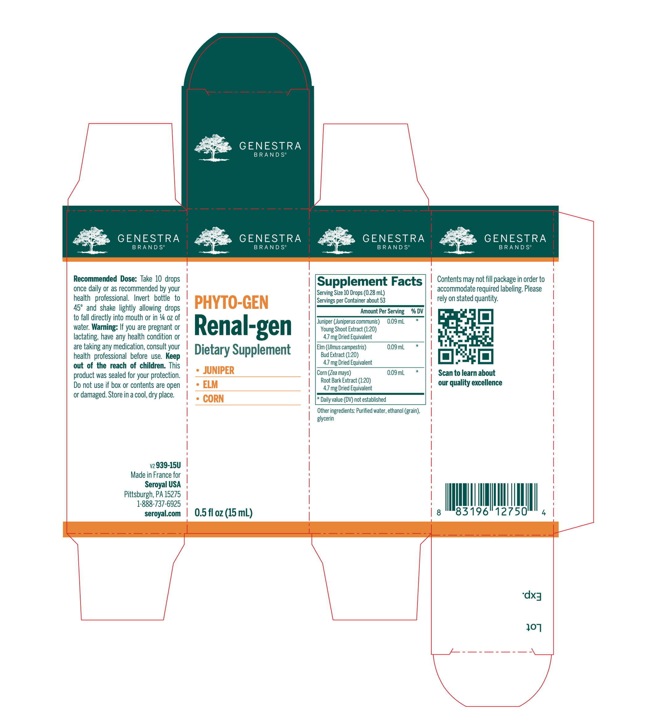 Genestra - Renal-gen - 15 ml — Pine Street Clinic
