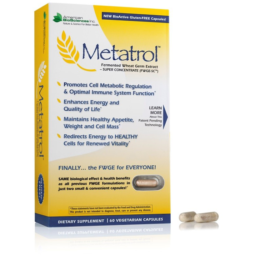 American Biosciences - Metatrol - Fermented Wheat Germ Extract - 60 ...