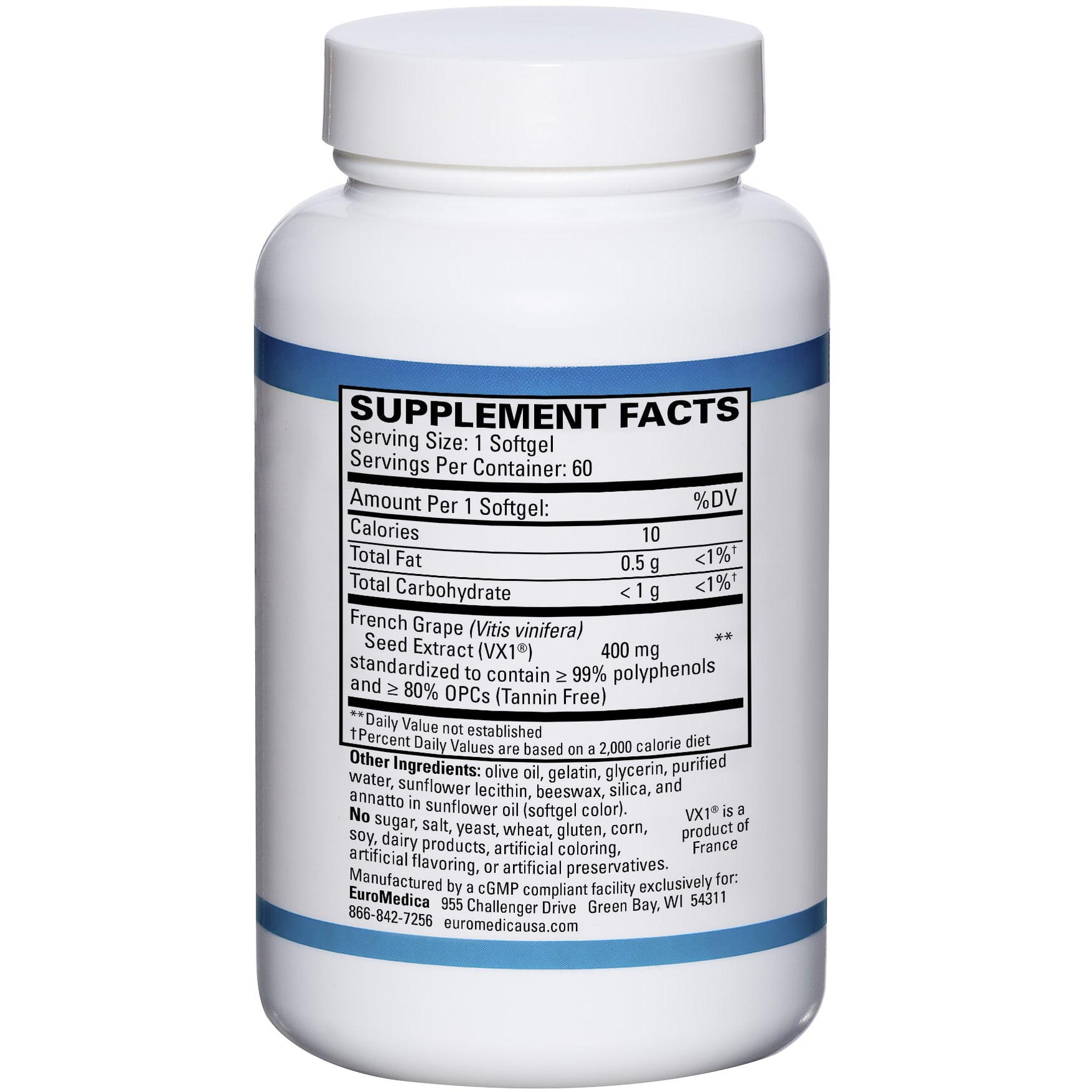 EuroMedica - Clinical OPC (400 mg) - 60 Softgels — Pine Street Clinic