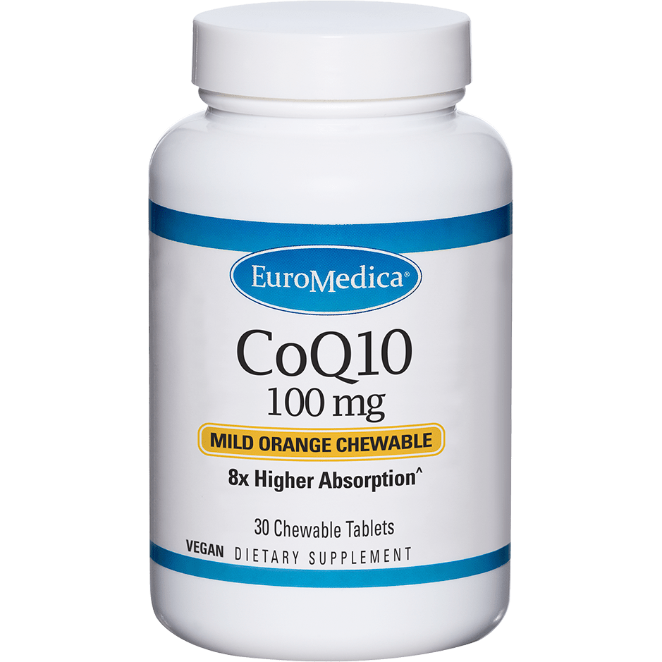 EuroMedica - CoQ10 Chewable (100 mg) - 30 Chew Tablets — Pine Street Clinic