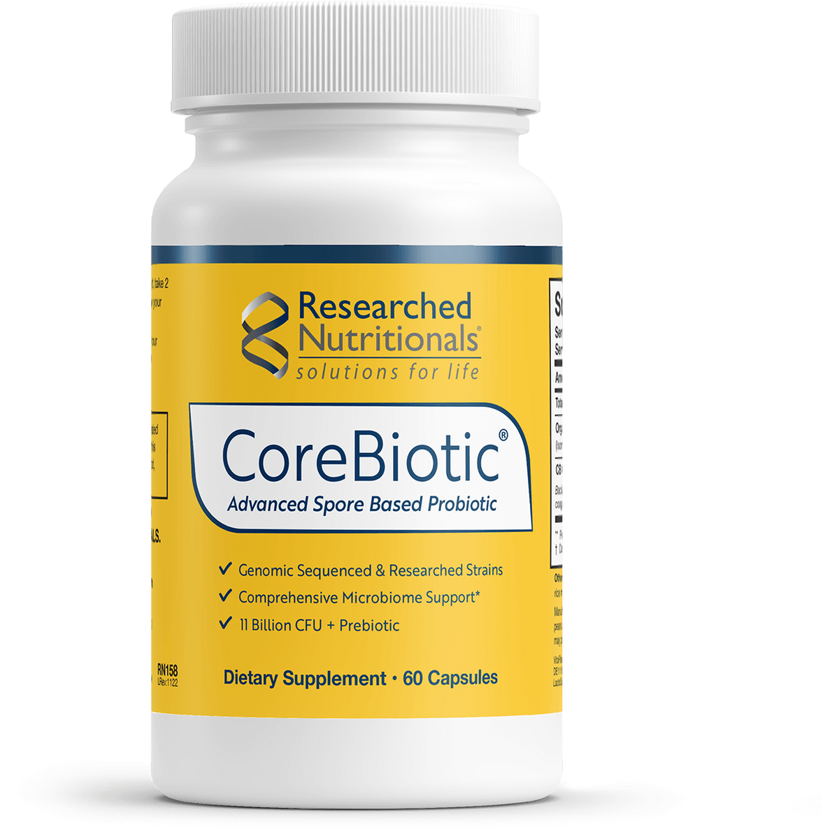Researched Nutritionals - CoreBiotic - 60 Capsules — Pine Street Clinic