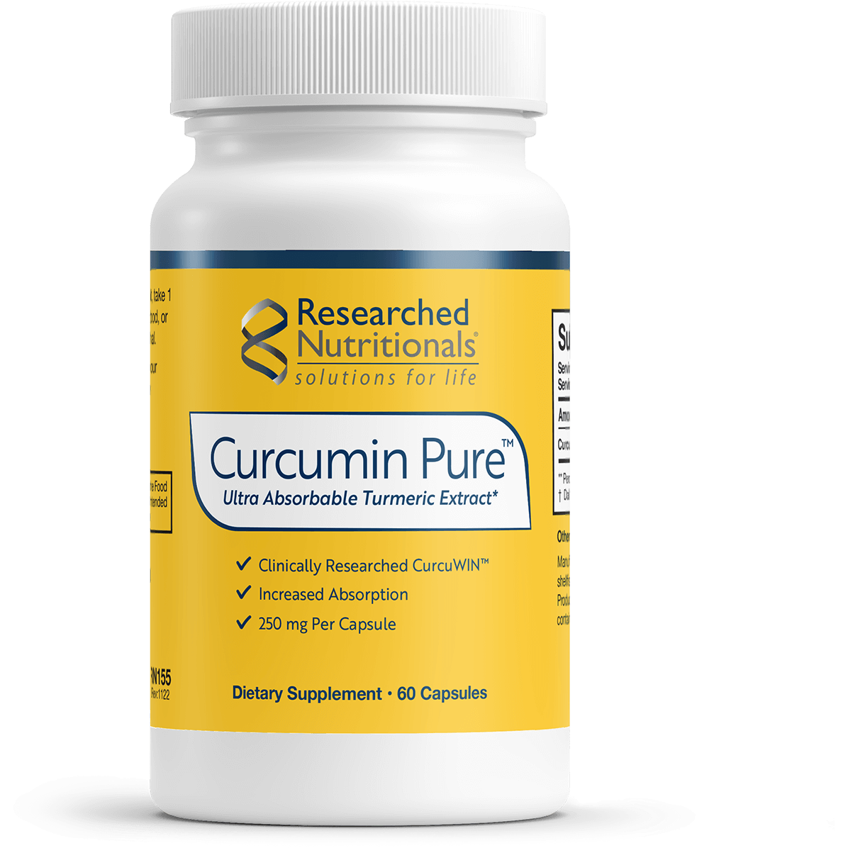 Researched Nutritionals - Curcumin Pure - 60 Capsules — Pine Street Clinic
