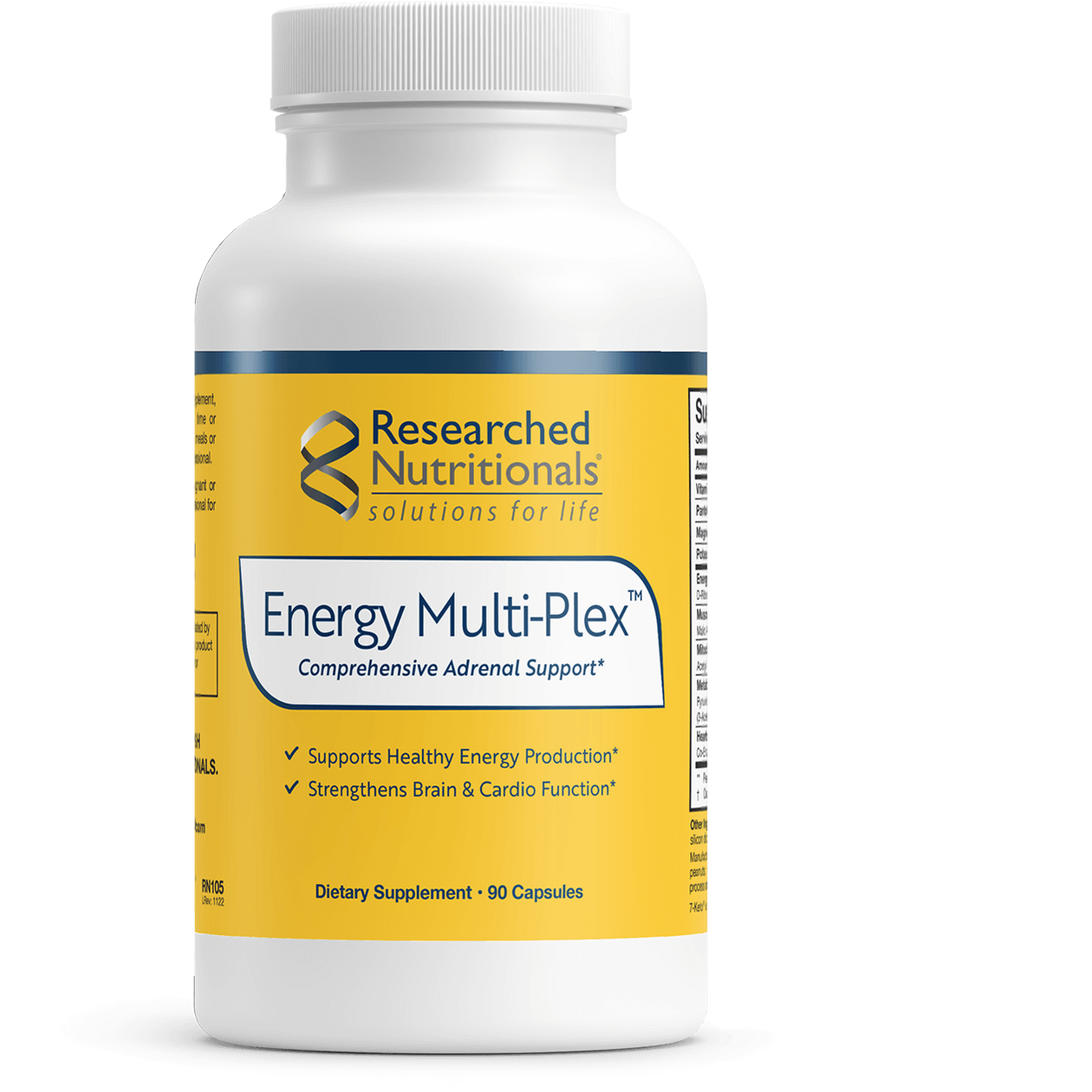 Researched Nutritionals - Energy Multi-Plex - 90 Capsules — Pine Street ...