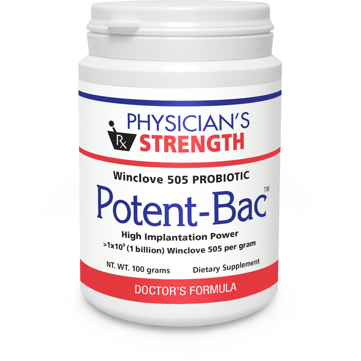 Physician's Strength - Potent-Bac - 100 Grams Powder — Pine Street Clinic
