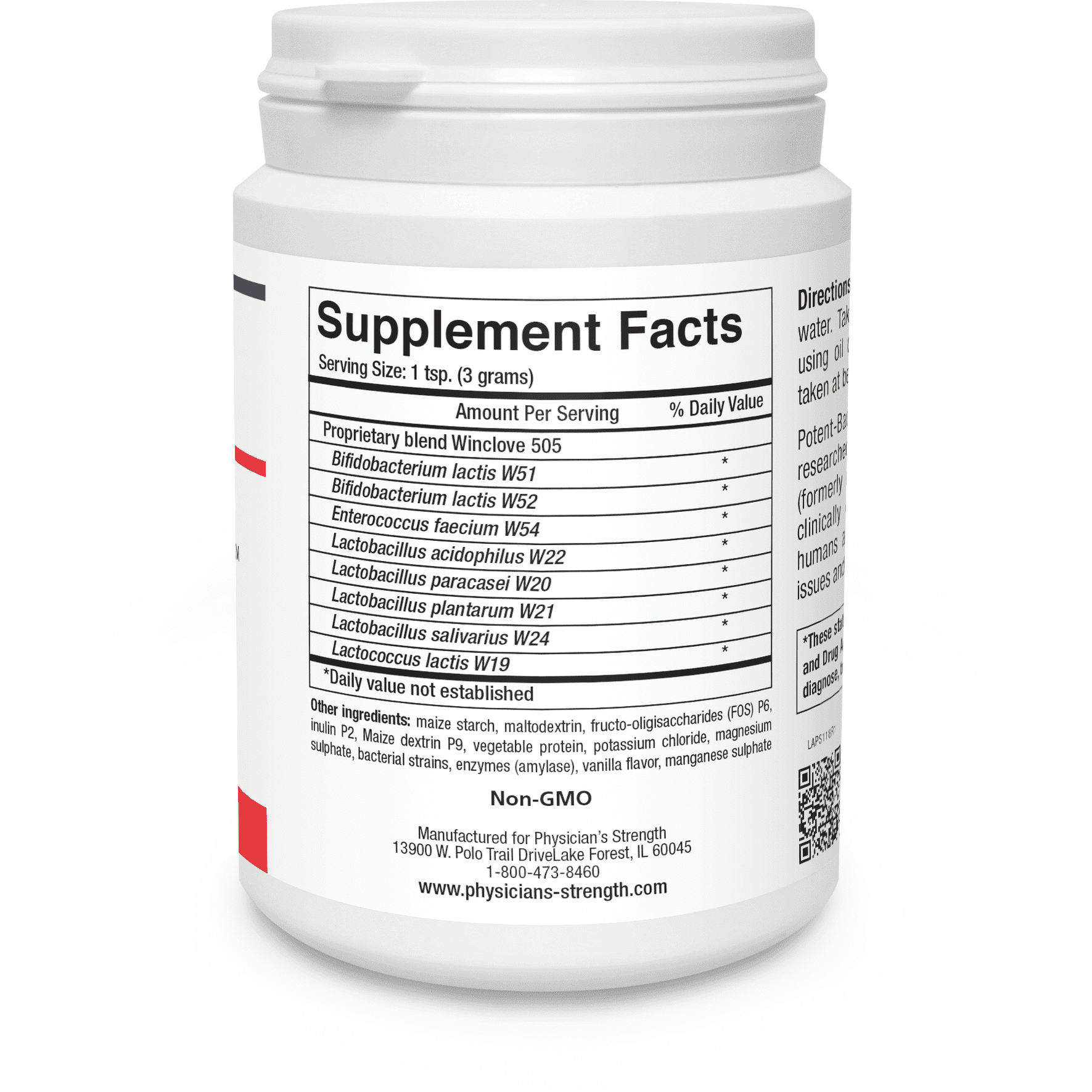 Physician's Strength - Potent-Bac - 100 Grams Powder — Pine Street Clinic