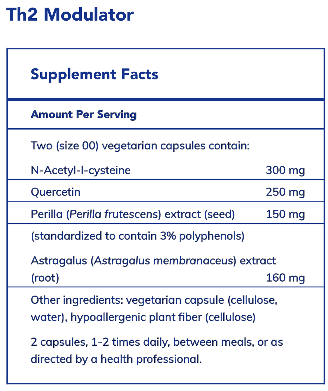Pure Encapsulations - Th2 Modulator - 120 Capsules — Pine Street Clinic