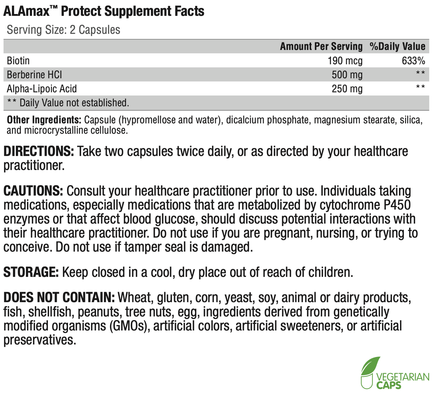 Xymogen - ALAmax Protect - 120 Capsules — Pine Street Clinic