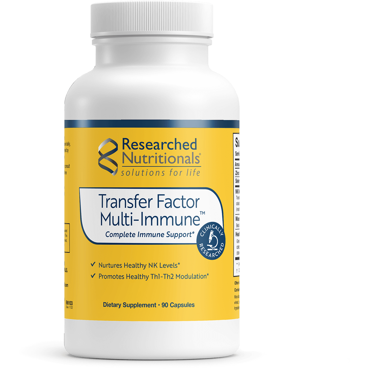 Researched Nutritionals - Transfer Factor Multi-Immune - 90 Capsules ...