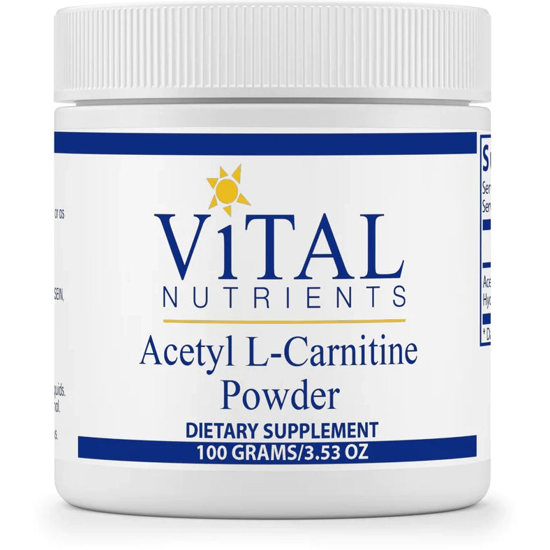 Vital Nutrients - Acetyl L-Carnitine Powder - 100 Grams Powder — Pine ...