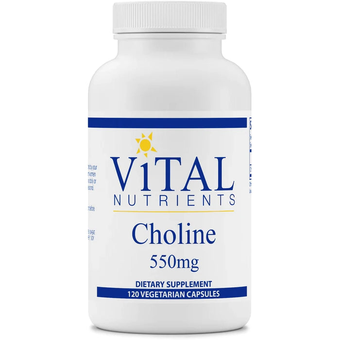 Vital Nutrients - Choline 550 mg - 120 Capsules — Pine Street Clinic