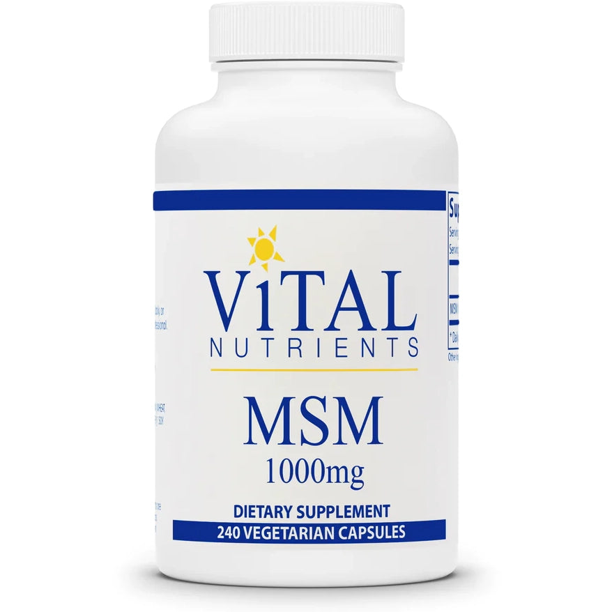 Vital Nutrients - MSM 1000 mg - 240 Capsules — Pine Street Clinic