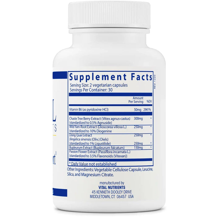 Vital Nutrients - PMS Support - 60 Capsules — Pine Street Clinic