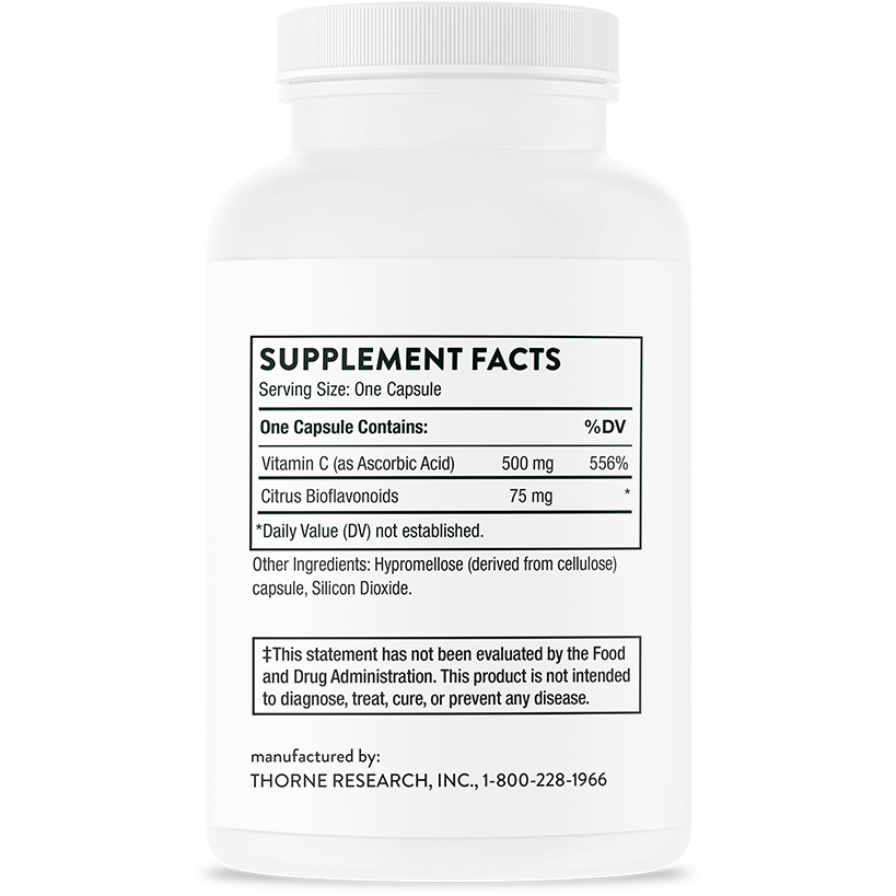 Thorne - Vitamin C with Flavonoids - 90 Capsules — Pine Street Clinic