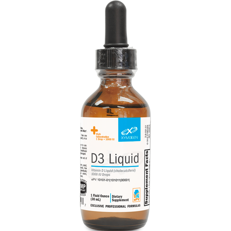 Xymogen - D3 Liquid (1000 IU) — Pine Street Clinic