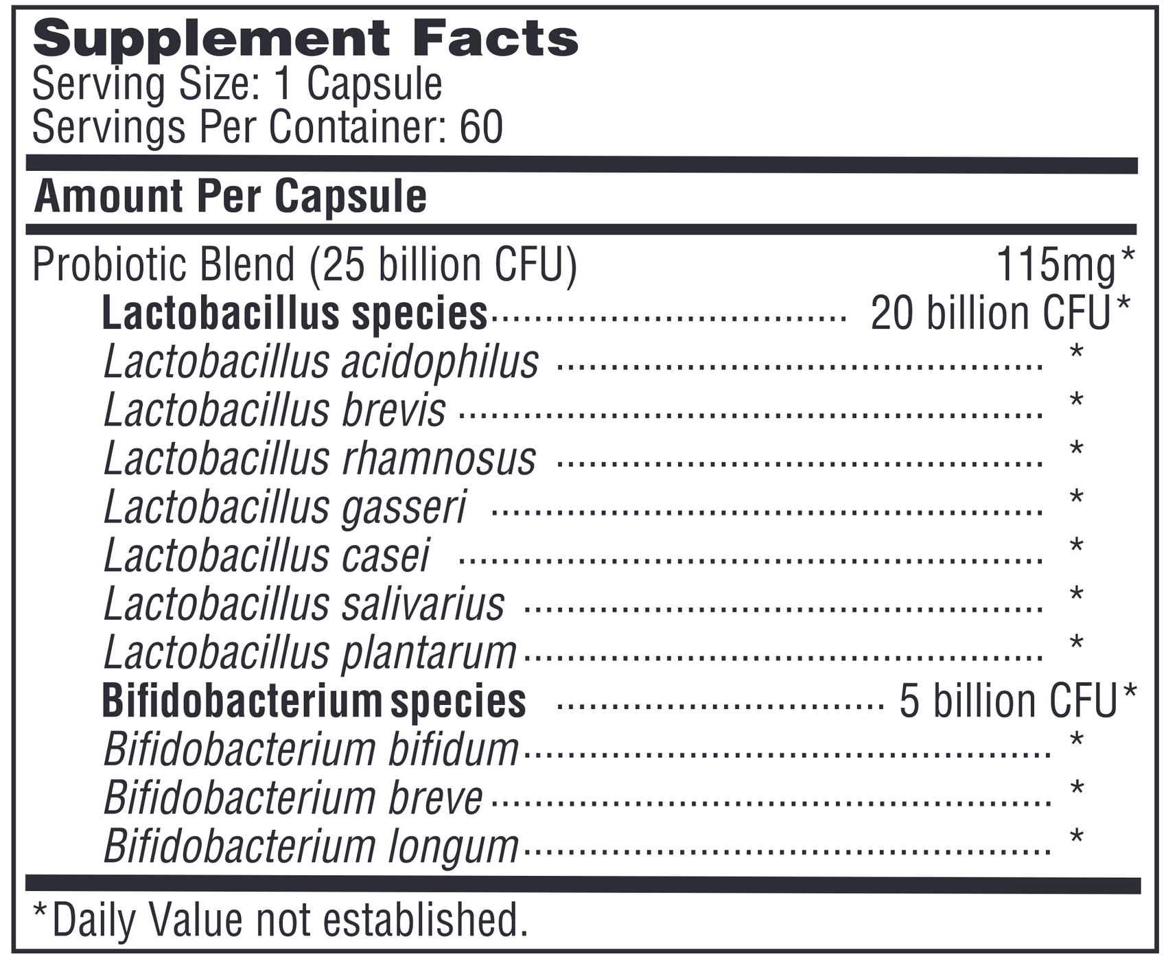 Klaire Labs - Ther-Biotic Women's - 60 Capsules — Pine Street Clinic