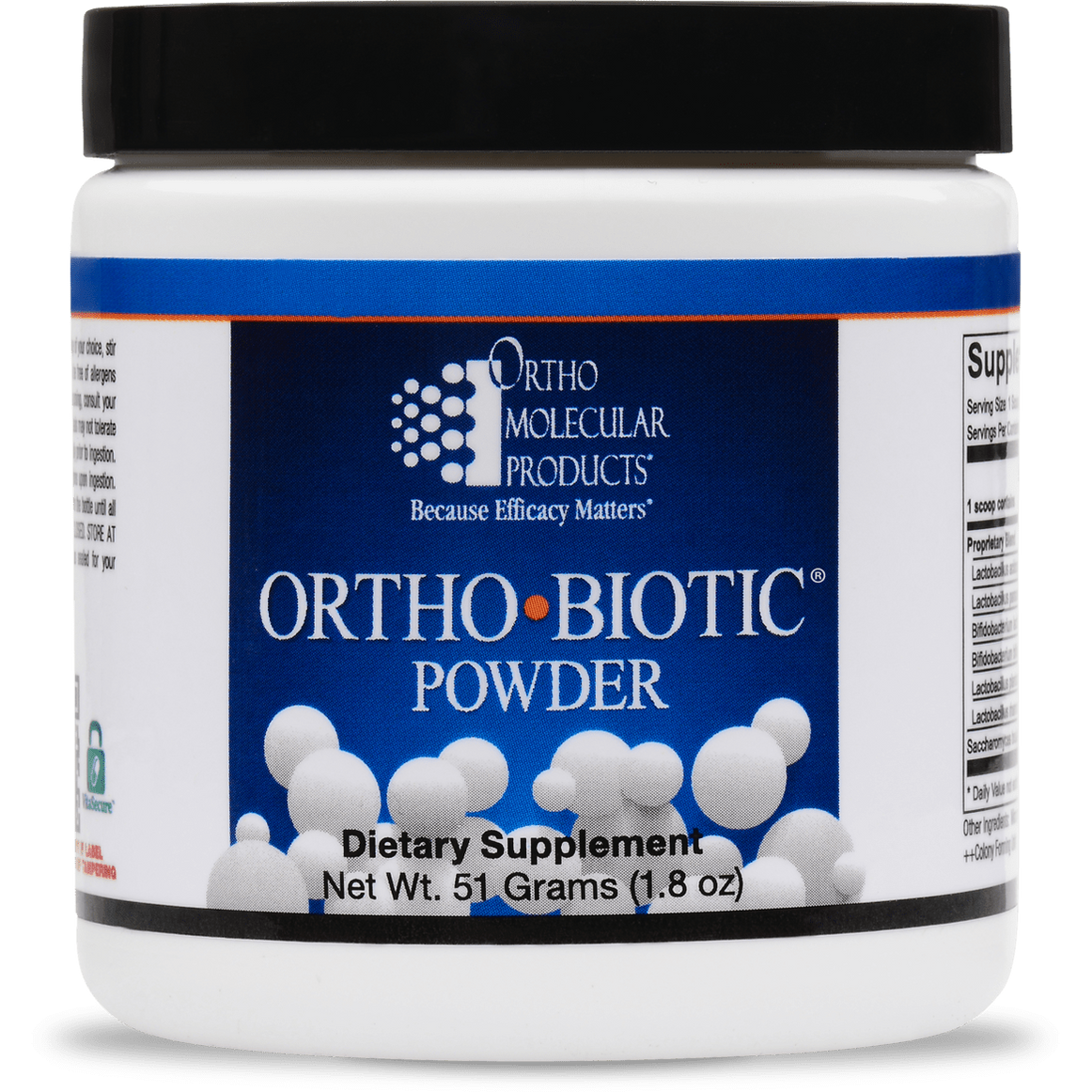 Ortho Molecular Products - Ortho Biotic Powder - 51 Grams — Pine Street ...