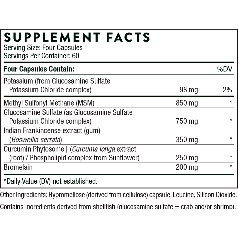 Thorne - Joint Support Nutrients - 240 Capsules — Pine Street Clinic