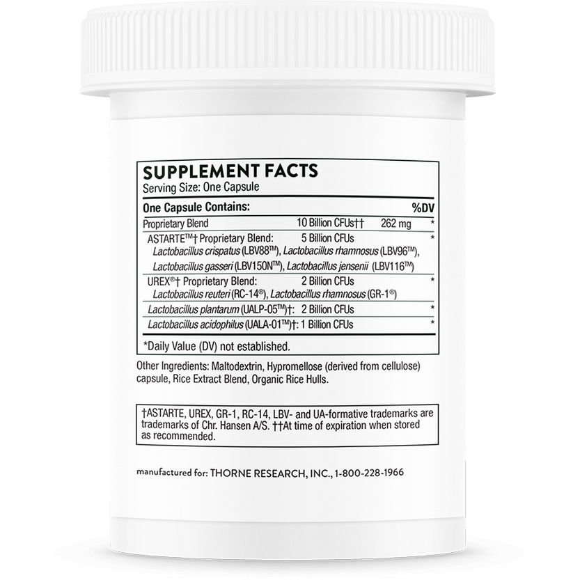 Thorne - Women's Daily Probiotic - 30 Capsules — Pine Street Clinic