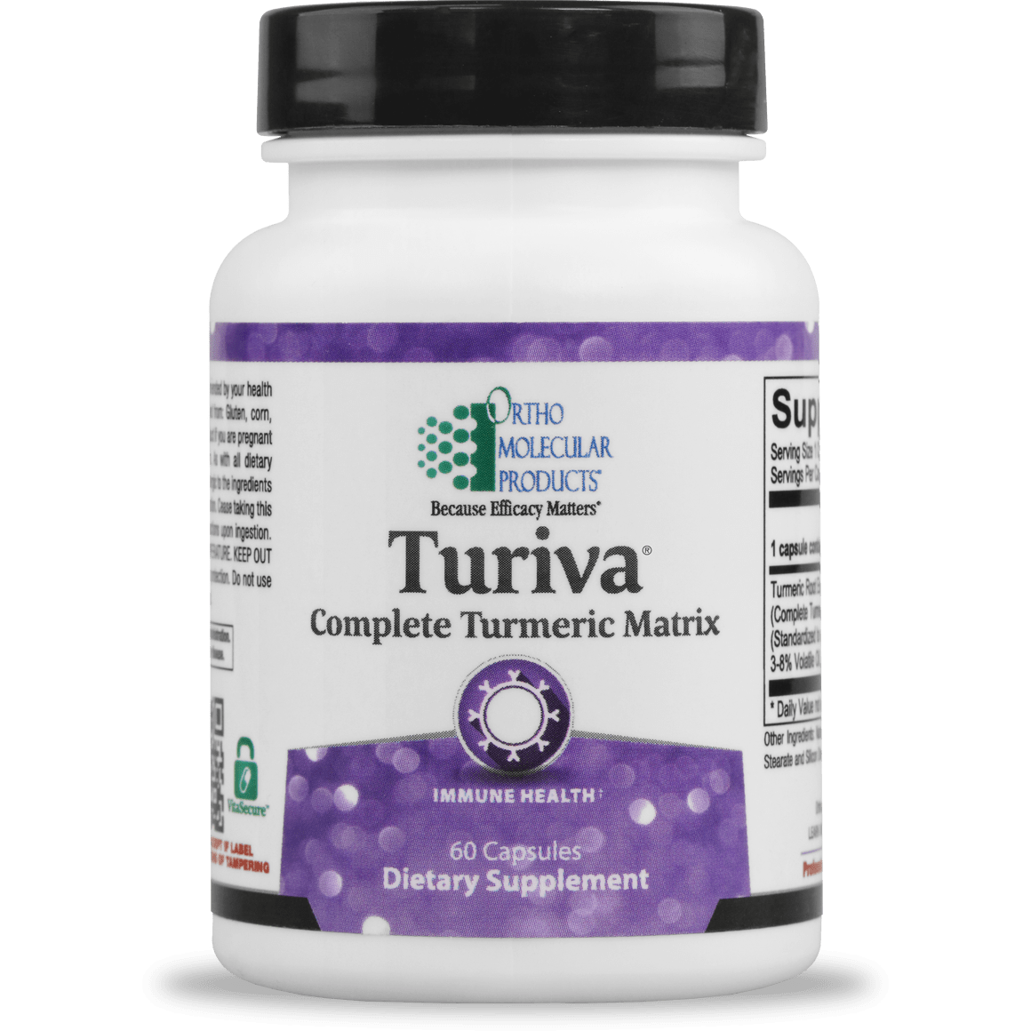Ortho Molecular Products - Turiva - 60 Capsules — Pine Street Clinic